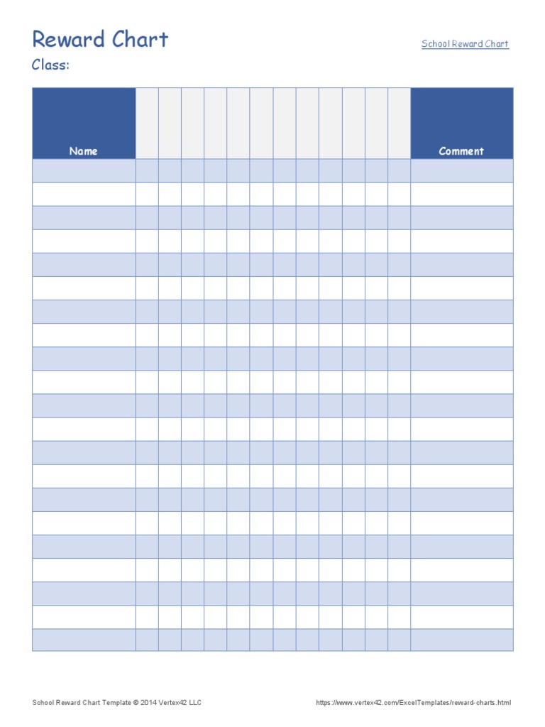 School Reward Chart | PDF | Career & Growth | Business