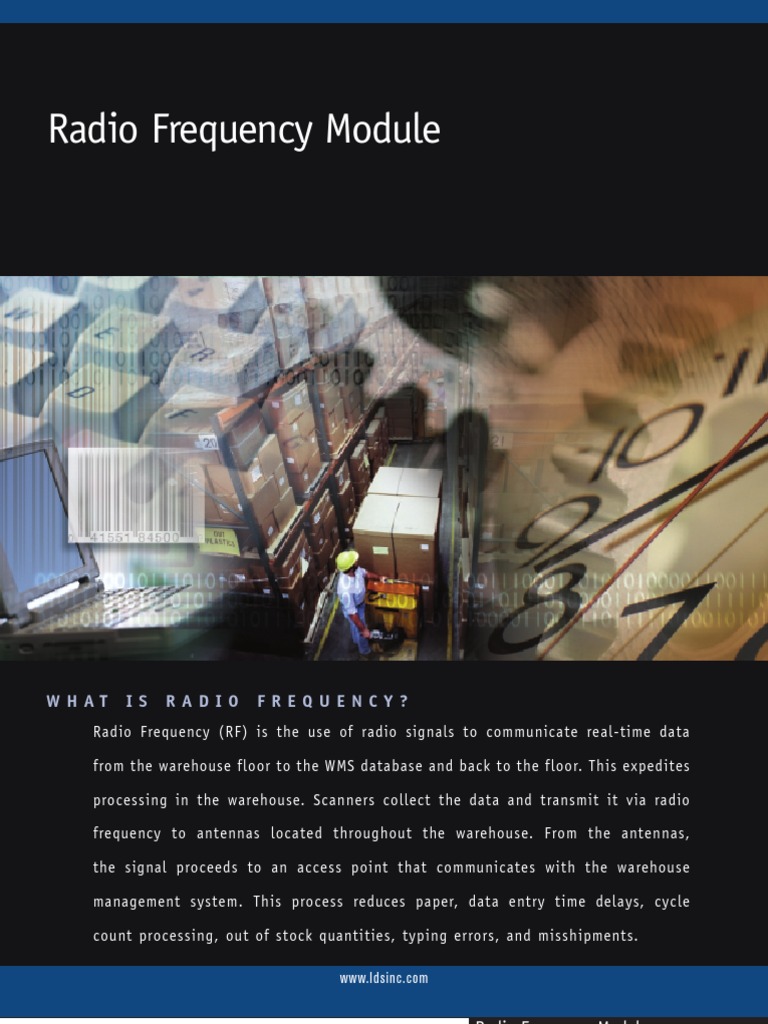 Radio Frequency | PDF | Inventory | Radio