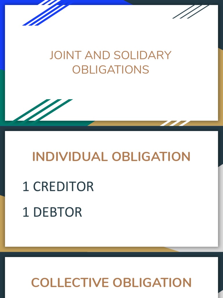 Classification of Obligations Part 2 | PDF | Debtor | Law Of Obligations