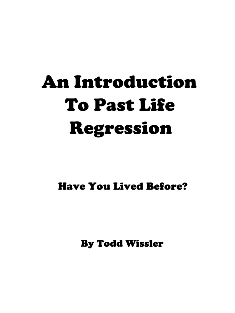 Intro To Past Life Therapy | PDF | Past Life Regression | Reincarnation