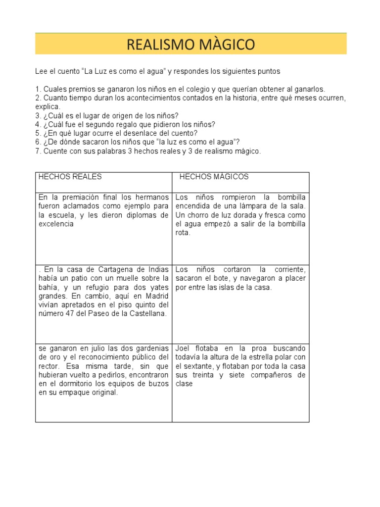 La Luz Es Como El Agua | PDF | Naturaleza