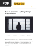 How To Build A Memory Palace | PDF | Cognitive Neuroscience | Memory
