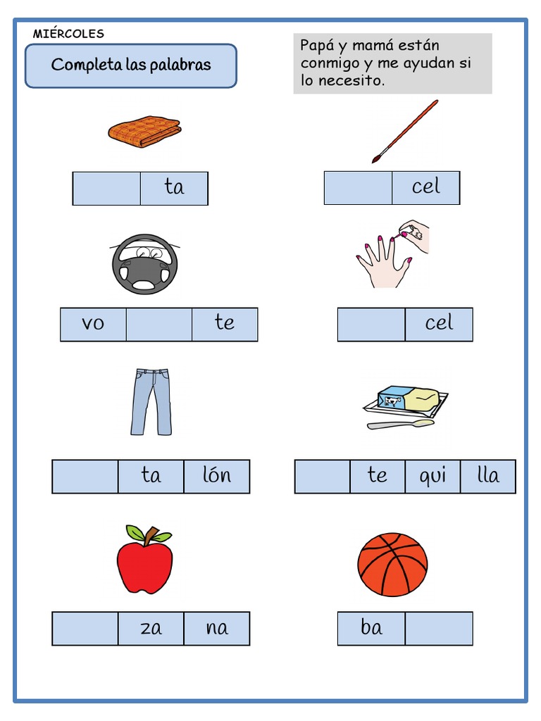 Sílabas Mixtas | PDF