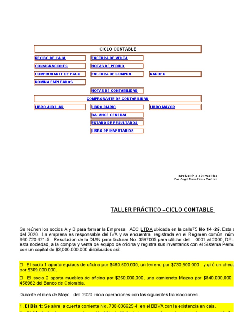 Documentos Basicos de Contabilidad | PDF | Crédito | Finanzas y dinero