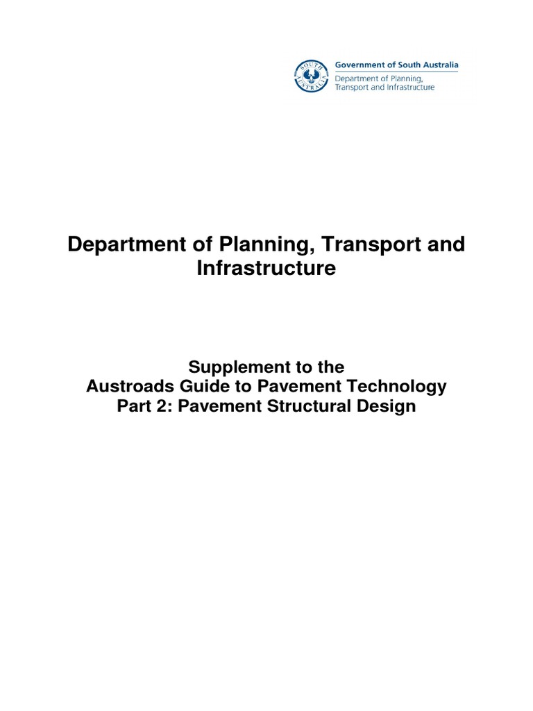 DPTI Pavement Design Supplement Part 2 | PDF | Road Surface | Road