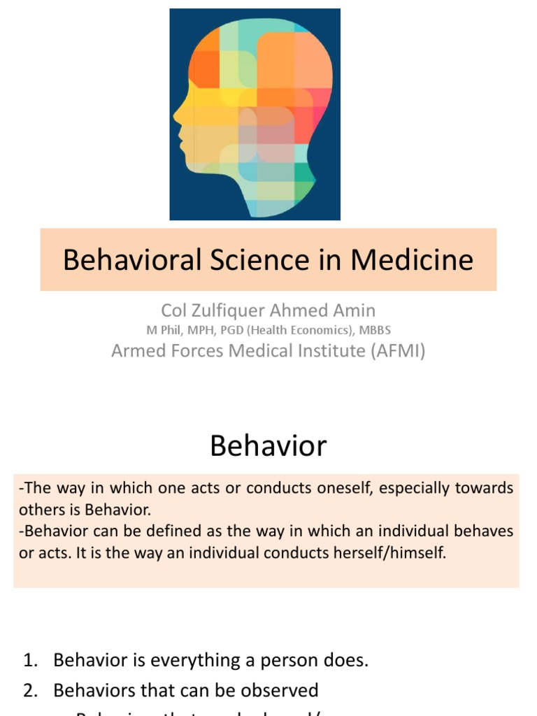 Behavioral Science in Medicine | PDF | Behavioural Sciences ...