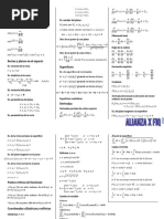 Formulario de Cálculo Vectorial | PDF | Divergencia | Vector Euclidiano