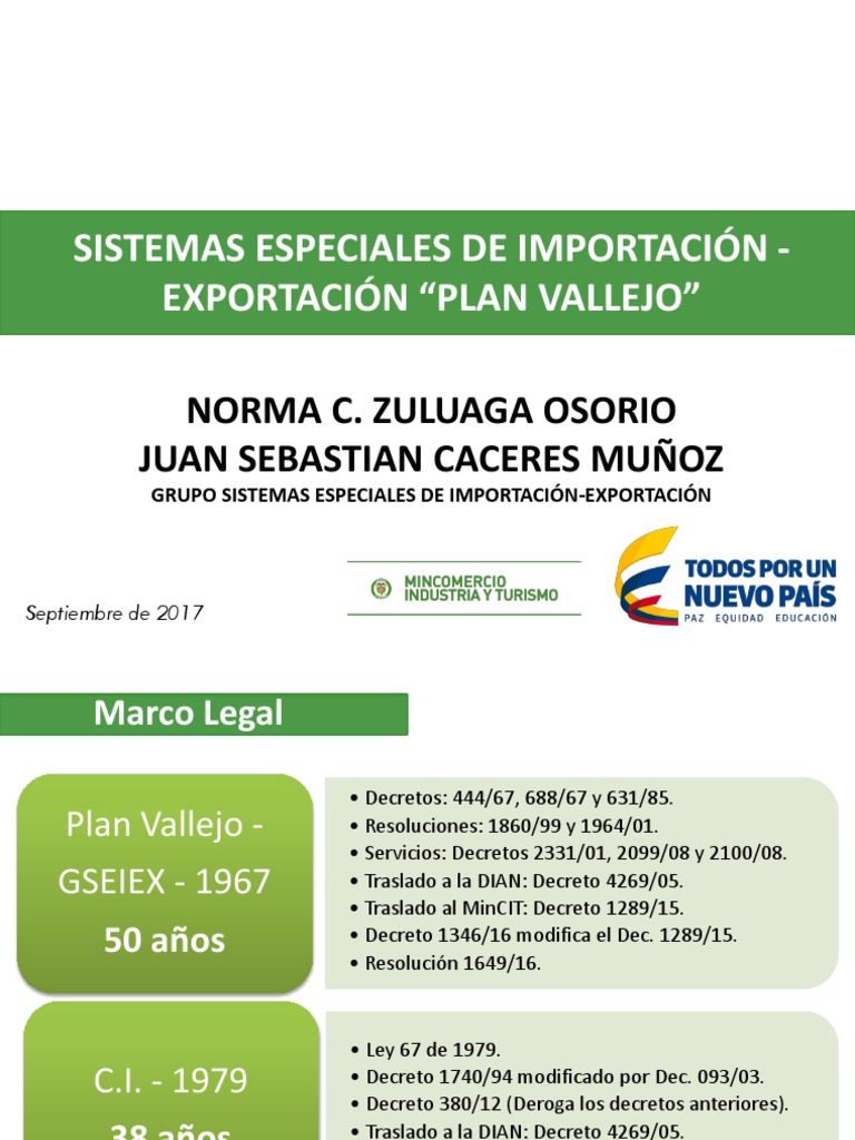 Plan Vallejo | PDF | Exportaciones | Residuos