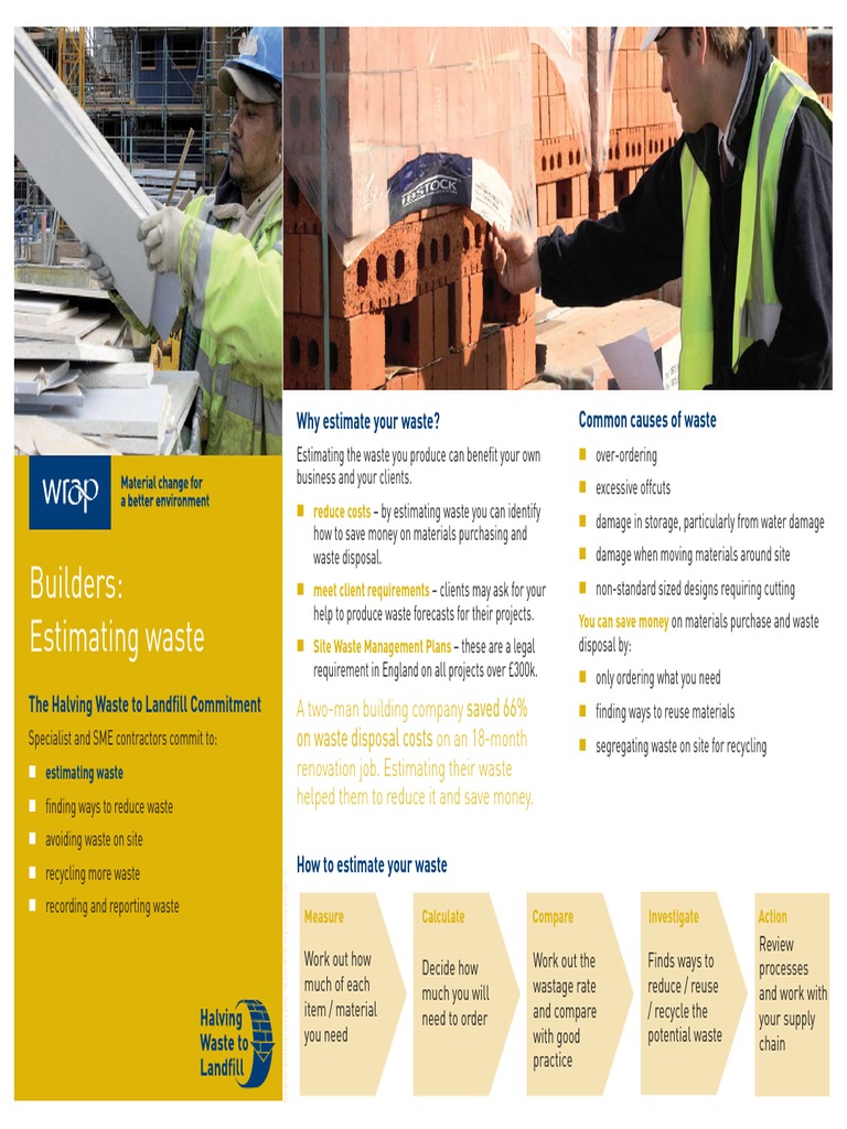 Estimating Construction Waste: A Guide to Reducing Costs and Meeting ...