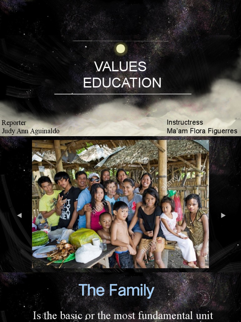 Values Education: Reporter Judy Ann Aguinaldo Instructress Ma'am Flora ...