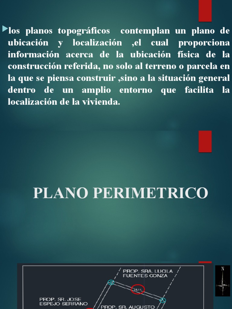 Plano de Ubicacion y Perimetrico Dibujo | PDF