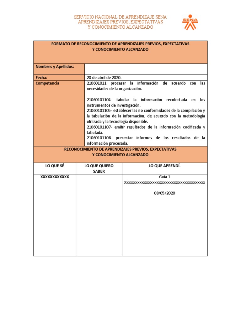 Guía 1. Reconocimiento de saberes previos. | PDF Guía 1. Reconocimiento de saberes previos. | PDF