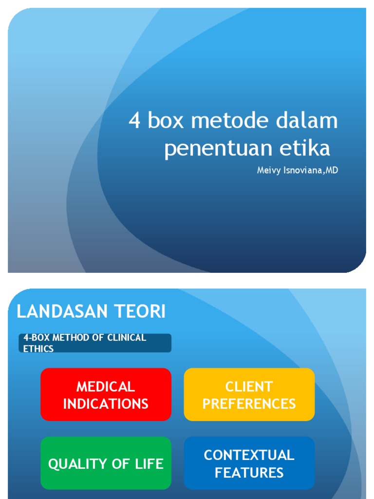 4-Box Method in Clinical Ethics | PDF | Medical Ethics | Cognitive Science