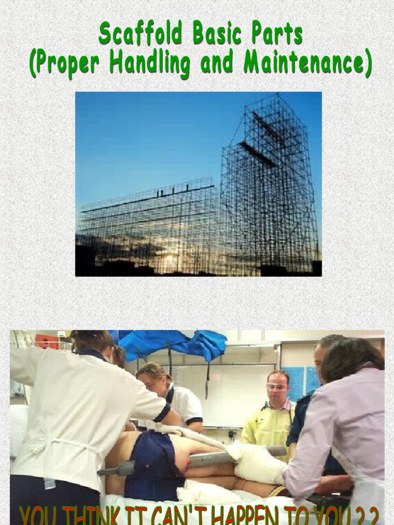 Scaffold Basic Parts | PDF | Scaffolding | Economic Sectors