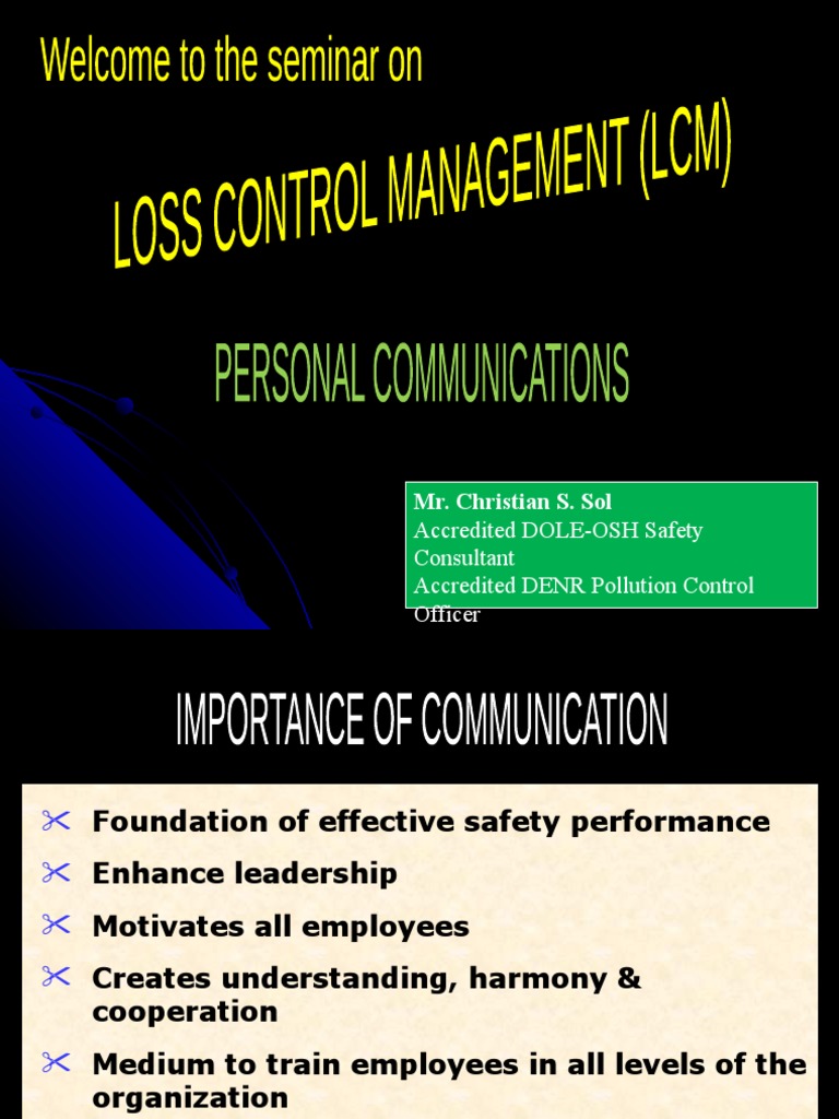 Effective Communication Techniques For Workplace Safety Training Pdf