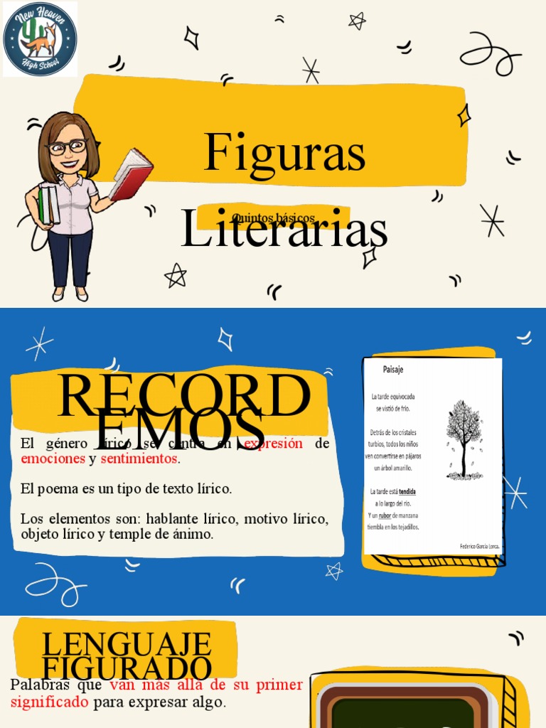 Figuras Literarias y Ejemplos | PDF | Metáfora | Idiomas