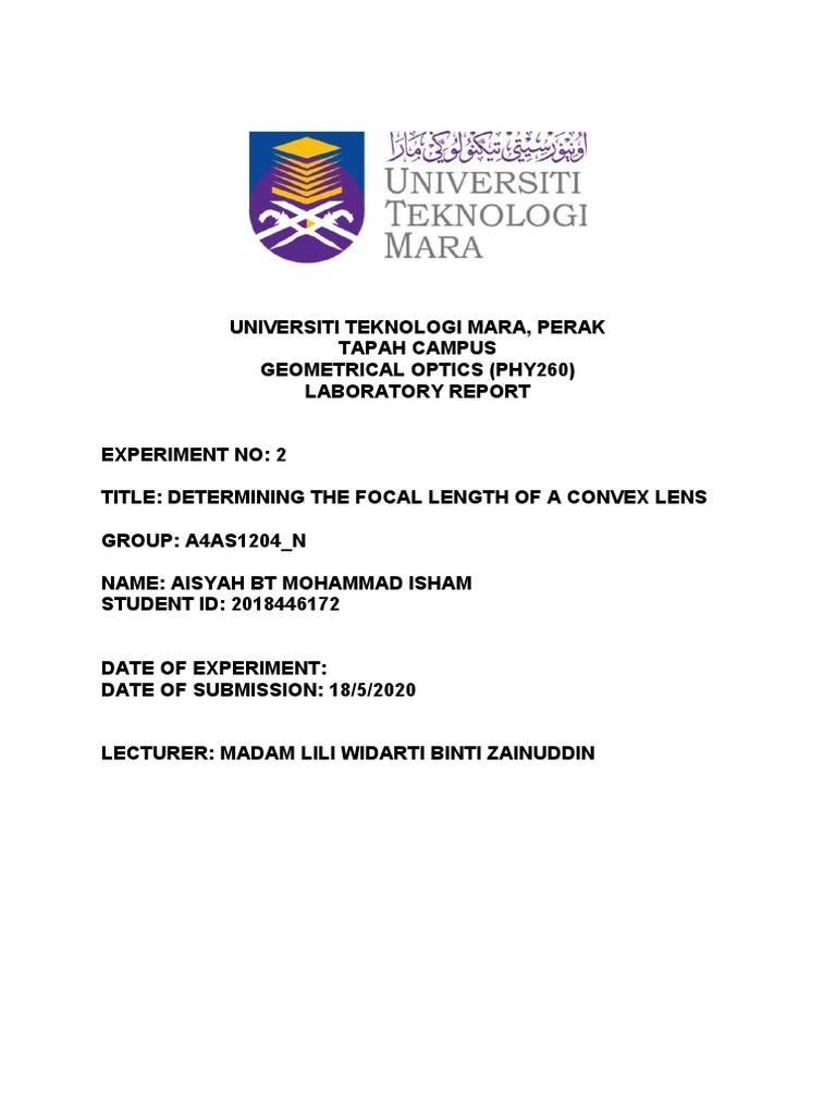 Lab Report Phy260 | PDF | Atomic | Electromagnetic Radiation
