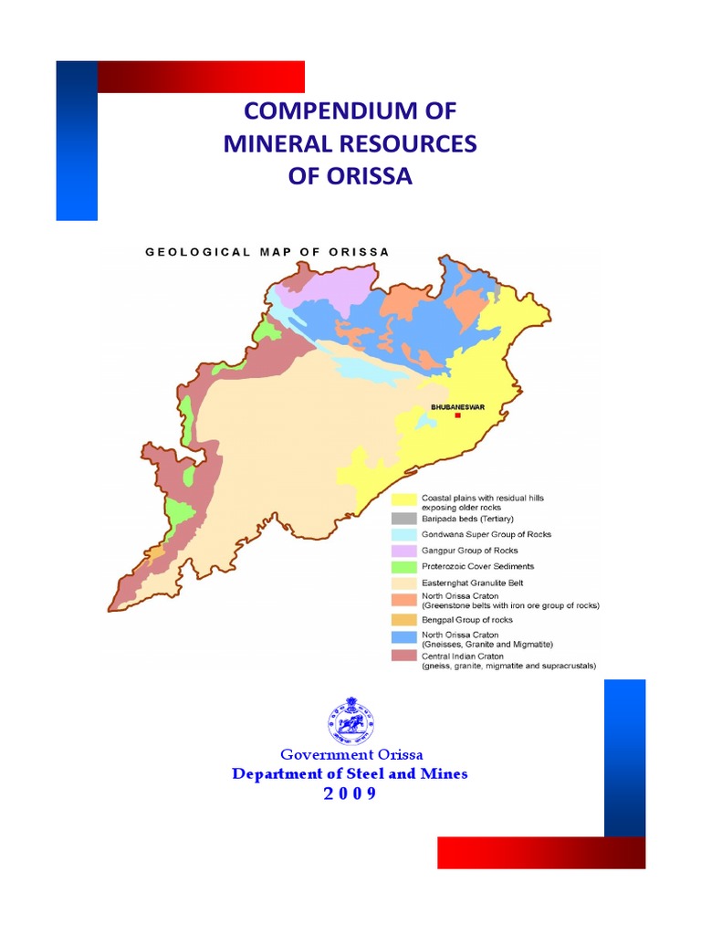 Compendium of Mineral Resources in Odisha PDF | PDF | Diamond | Mining