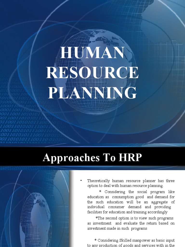 Approaches To HRP | PDF | Human Resources | Demand