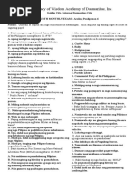 PERFORMANCE TASK ANALYTIC RUBRIC (Advocacy Campaign | PDF