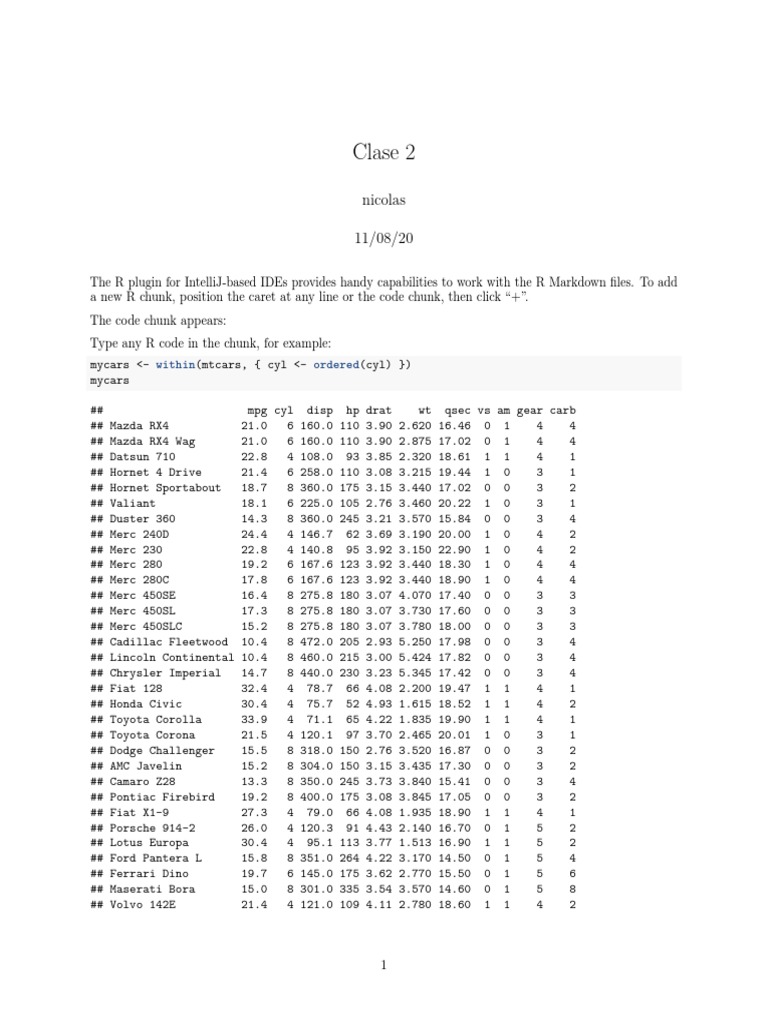 Clase Markdown | PDF | Software | Computer Programming