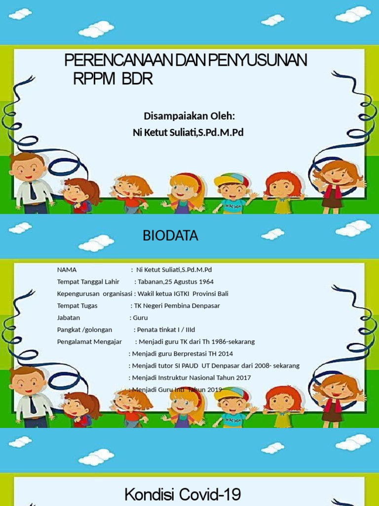 Perencanaan Dan Penyusunan RPPM BDR, MATERI BINTEK. | PDF