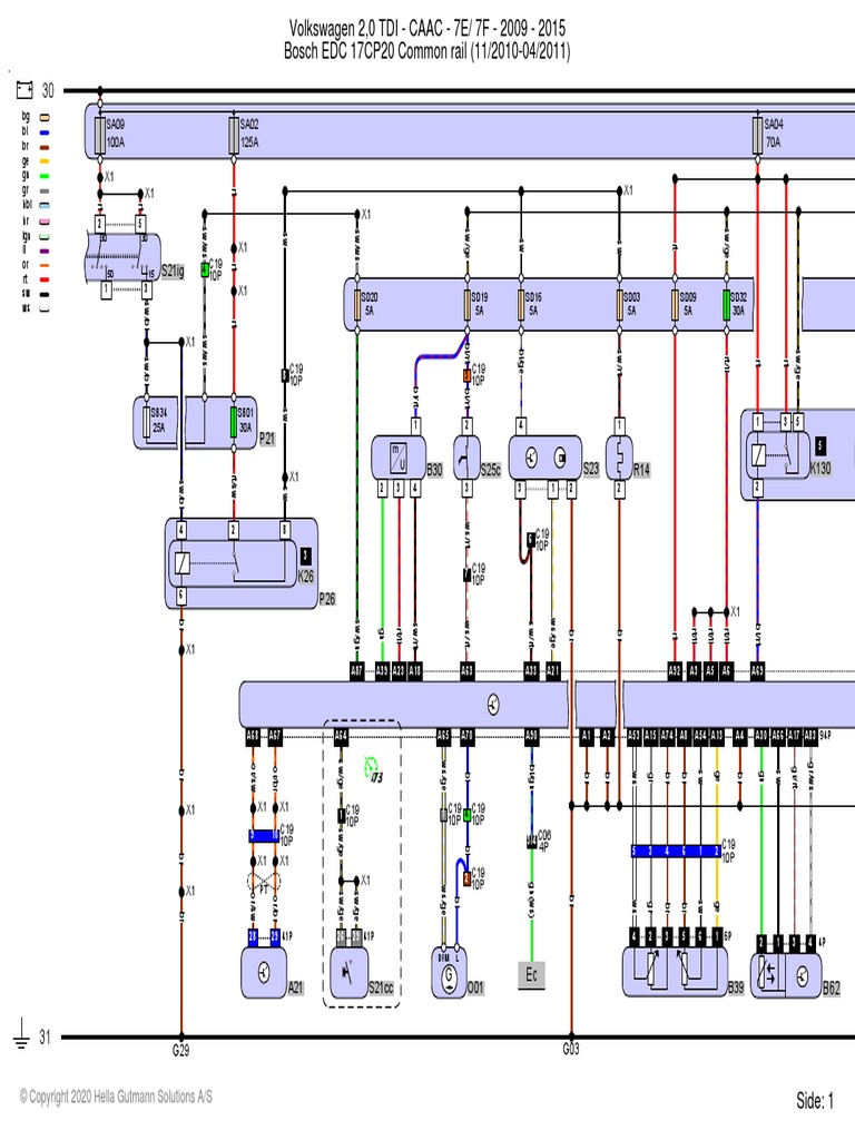 Engine and ECU Diagram For Volkswagen T5 | PDF | Business