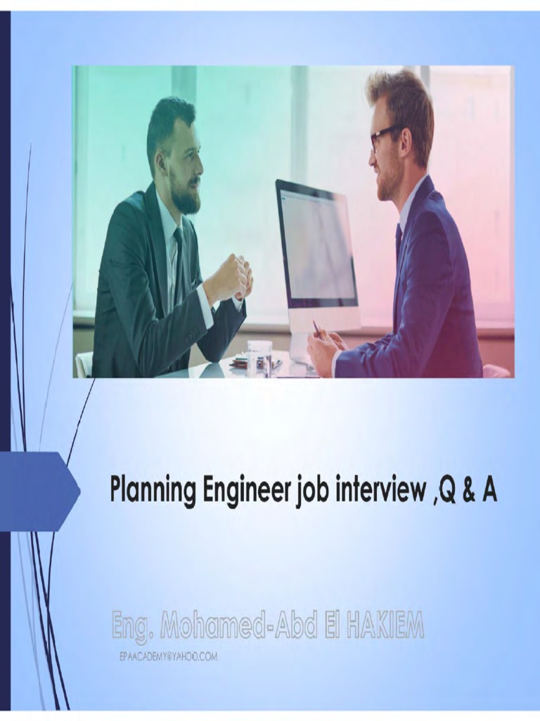 Interview Questions For Planning Engineers | PDF