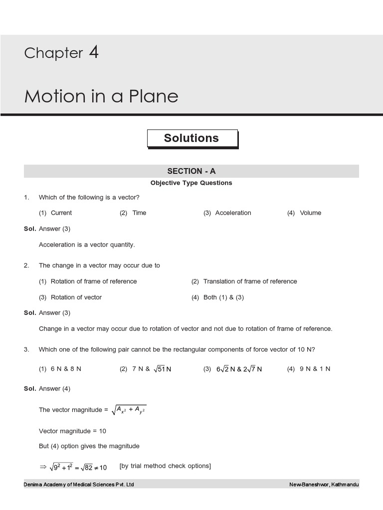Chapter 4 PDF | PDF | Projectiles | Acceleration