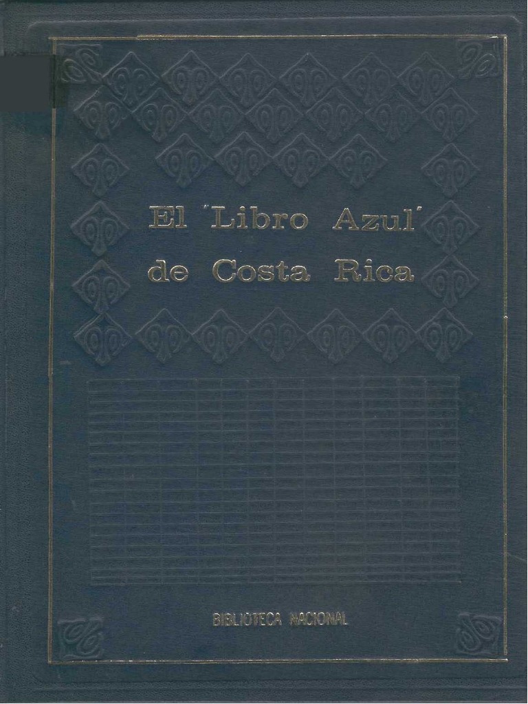 El Libro Azul de Costa Rica - Parte I | PDF
