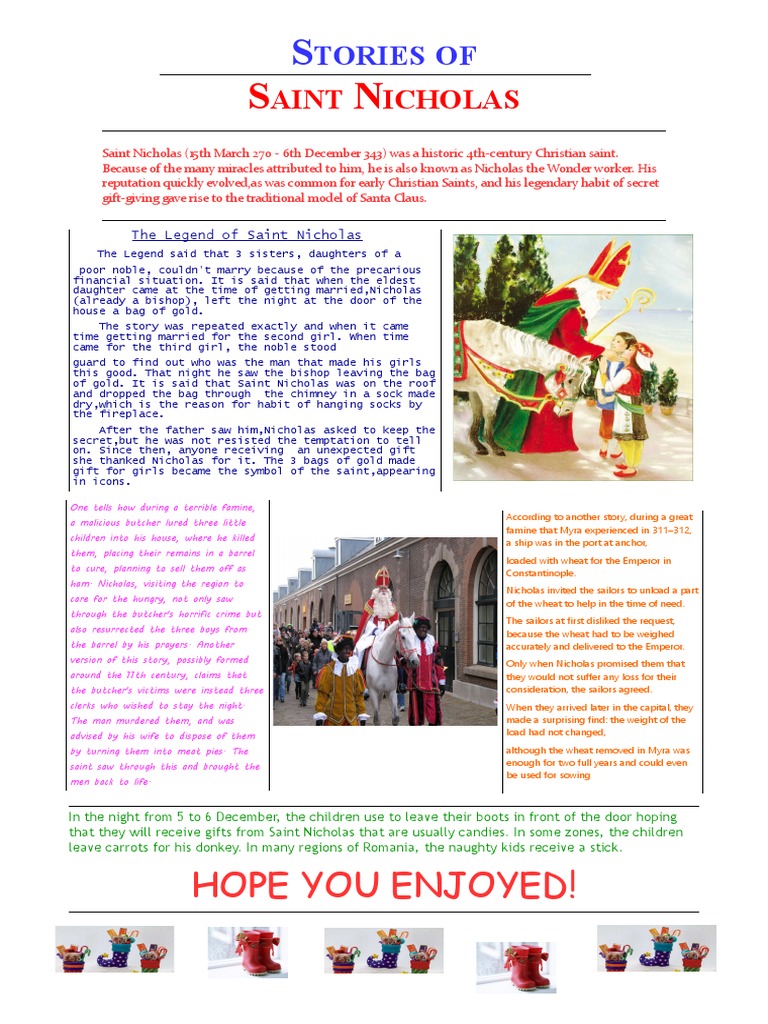Legends of Saint Nicholas | PDF