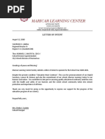 Provident Loan Letter of Intent | PDF