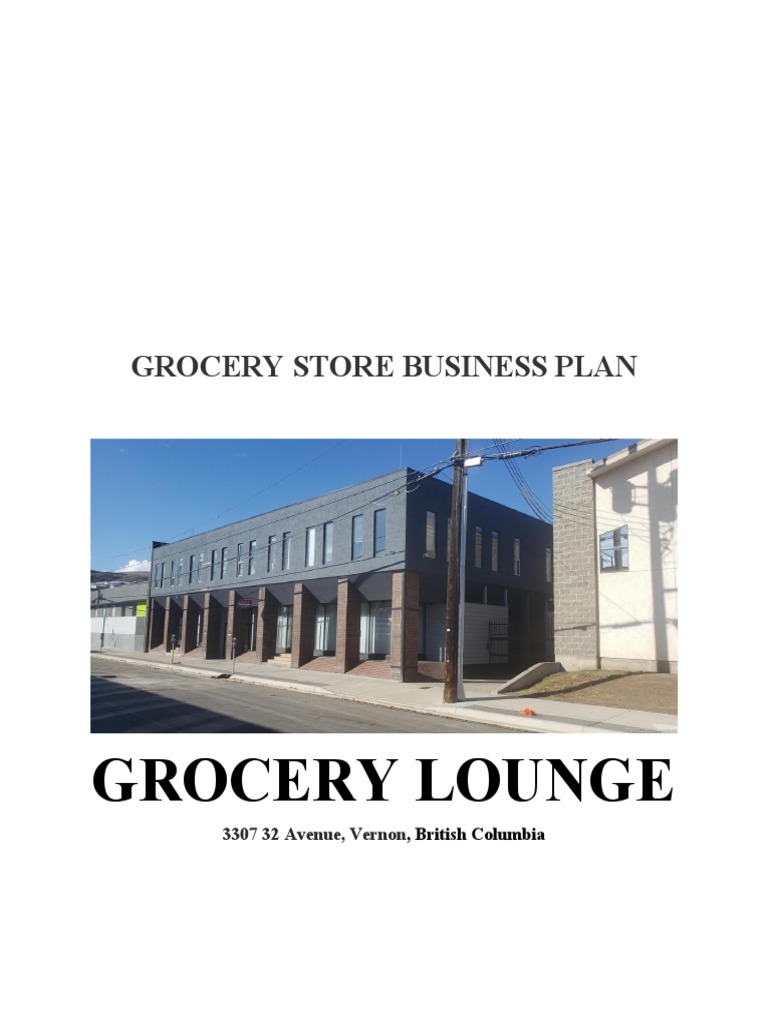 Grocery Store Business Plan | PDF | Coupon | Retail