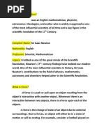 Term 3 Ns Notes | PDF | Force | Electrical Resistance And Conductance