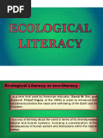 ECOLITERACY | PDF | Ecology | Resource