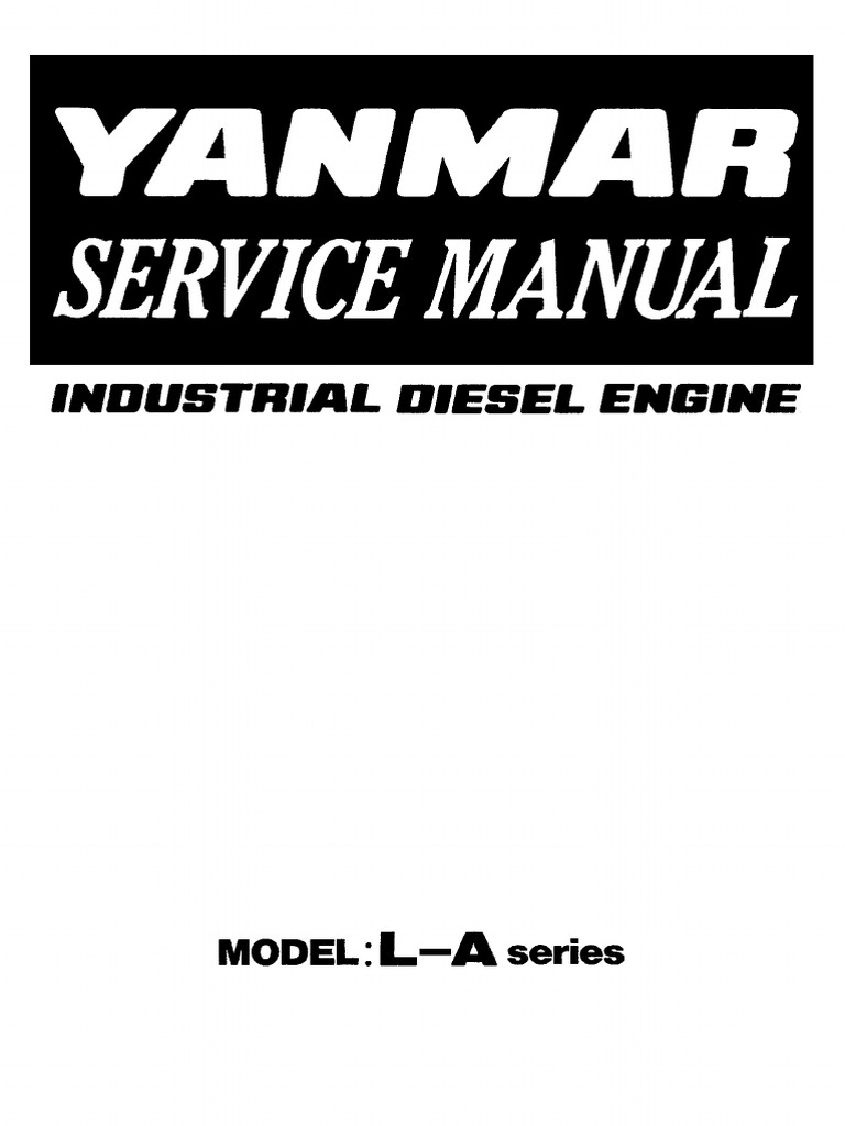 Service Manual - Yanmar Engine L48-70-100 PDF | PDF