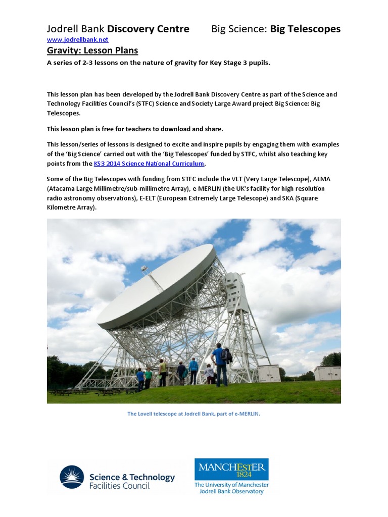 Gravity Lesson Plan | PDF | Gravity | Milky Way