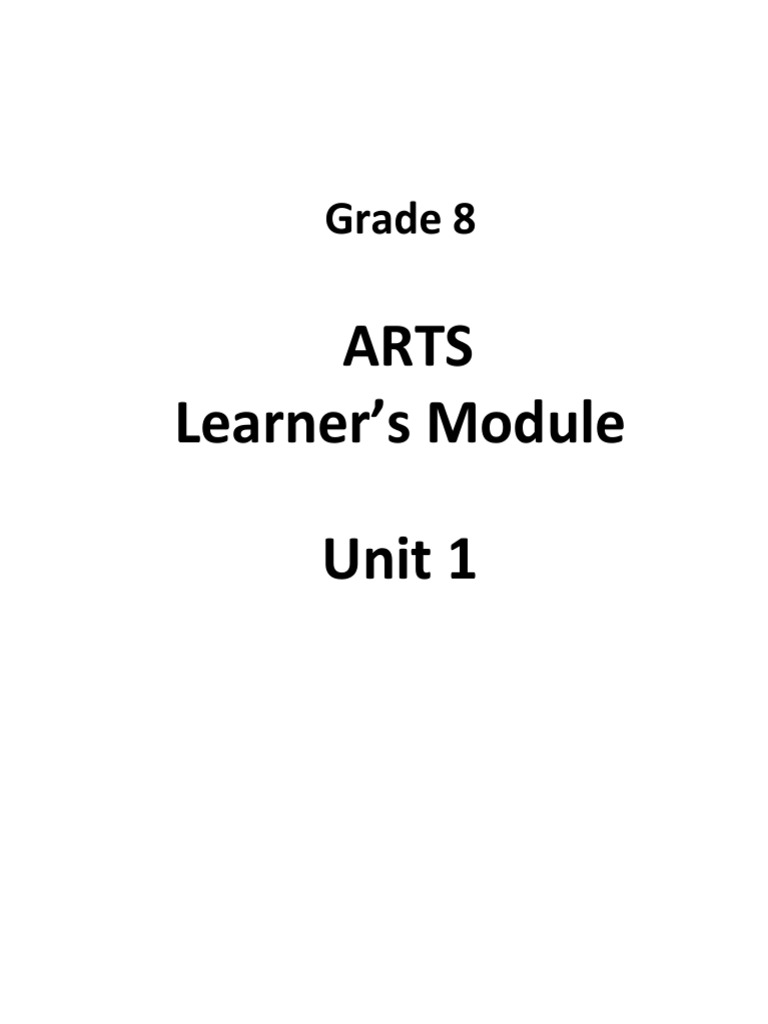 Grade 8 Arts Real | PDF | Sculpture | Paintings