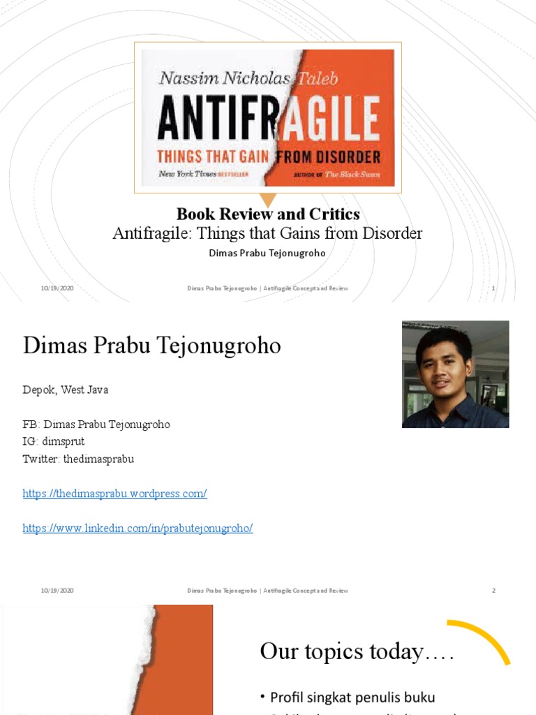 Book Review Antifragile | PDF