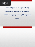 Halimbawa NG Panukalang Proyekto | PDF