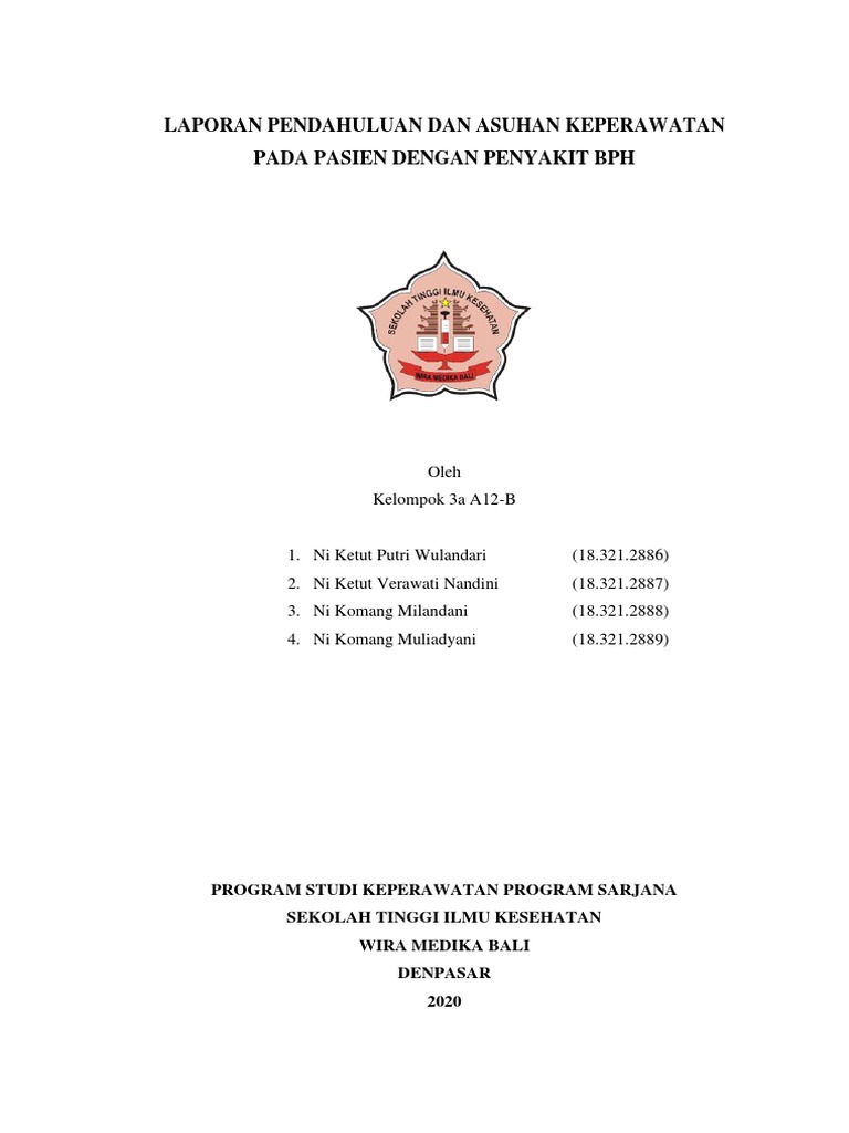 Laporan Pendahuluan Asuhan Keperawatan Pada Pasien Dengan Penyakit BPH | PDF