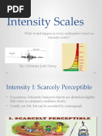 Philippine Earthquake Intensity Scale | PDF | Earthquakes | Plate Tectonics