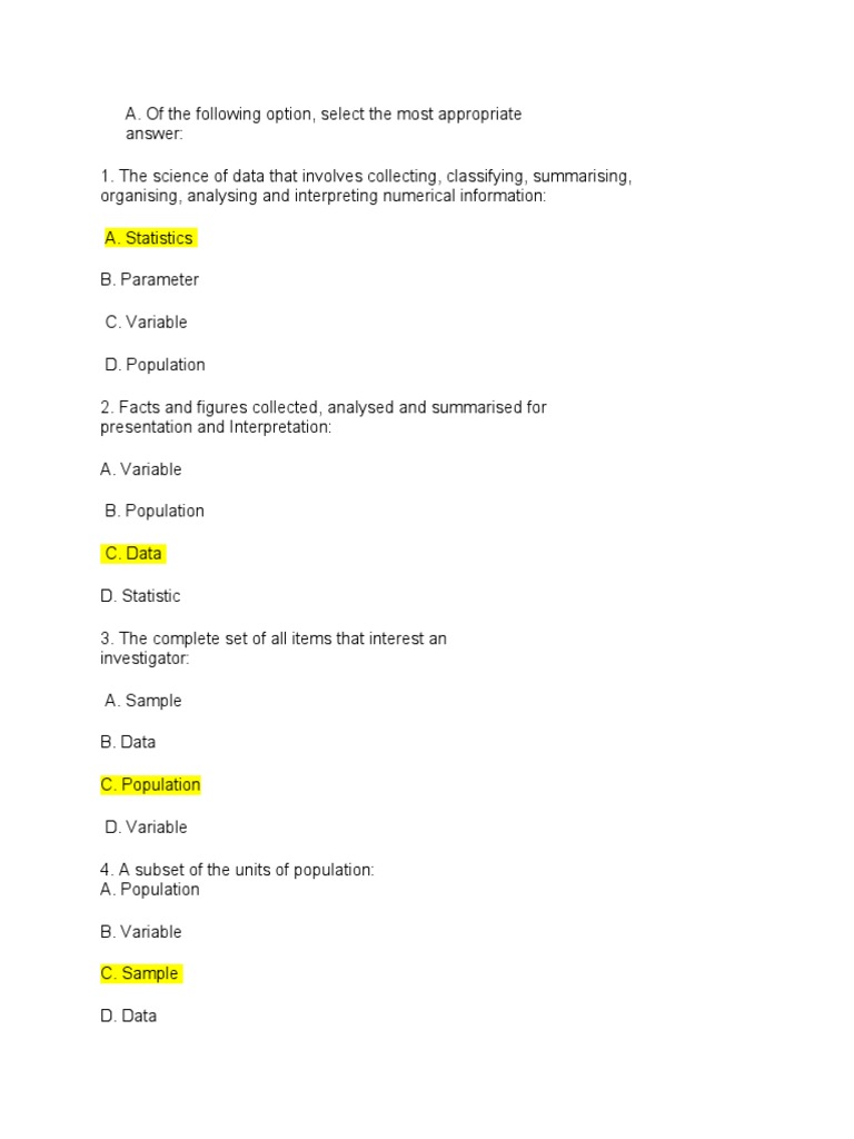Assignment 1 | PDF | Level Of Measurement | Categorical Variable