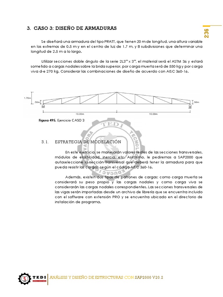 3 3 Armaduras | PDF | Ingeniería mecánica | Ingeniero civil