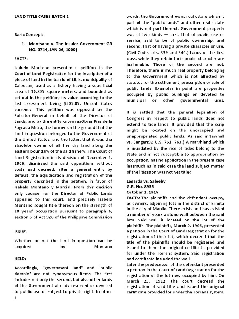 Cases Batch 1 | PDF | Annulment | Complaint