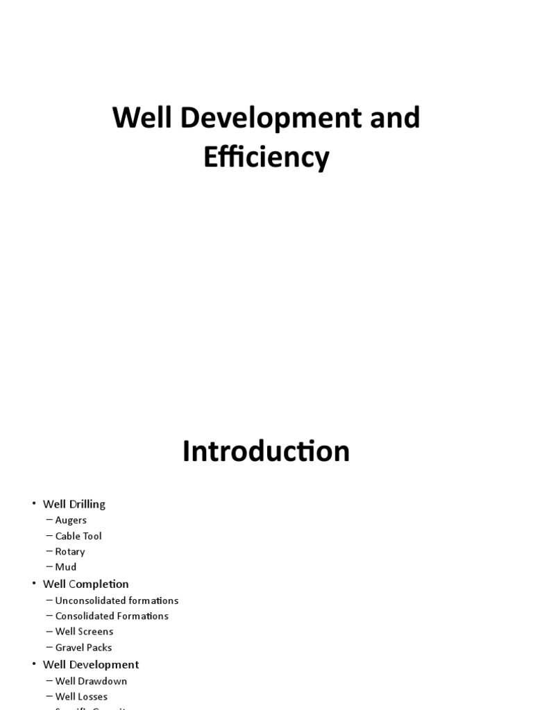 15-Well Development | PDF | Drilling Rig | Oil Well