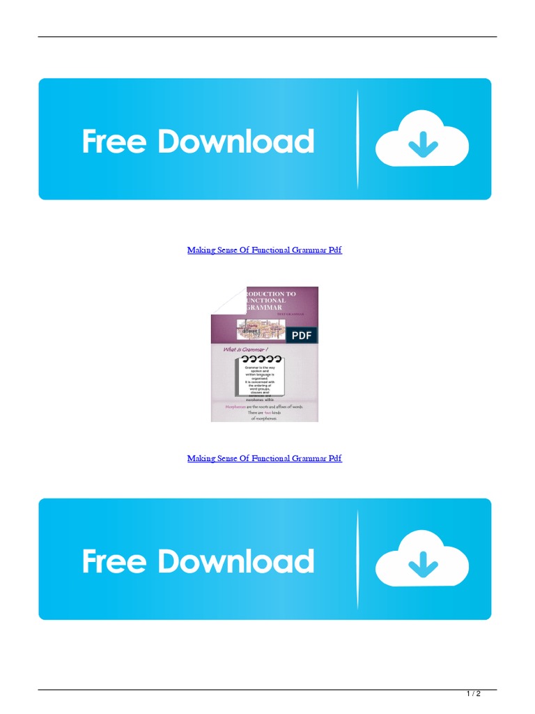 Functional Grammar Workbook PDF | PDF | Grammar | Linguistics