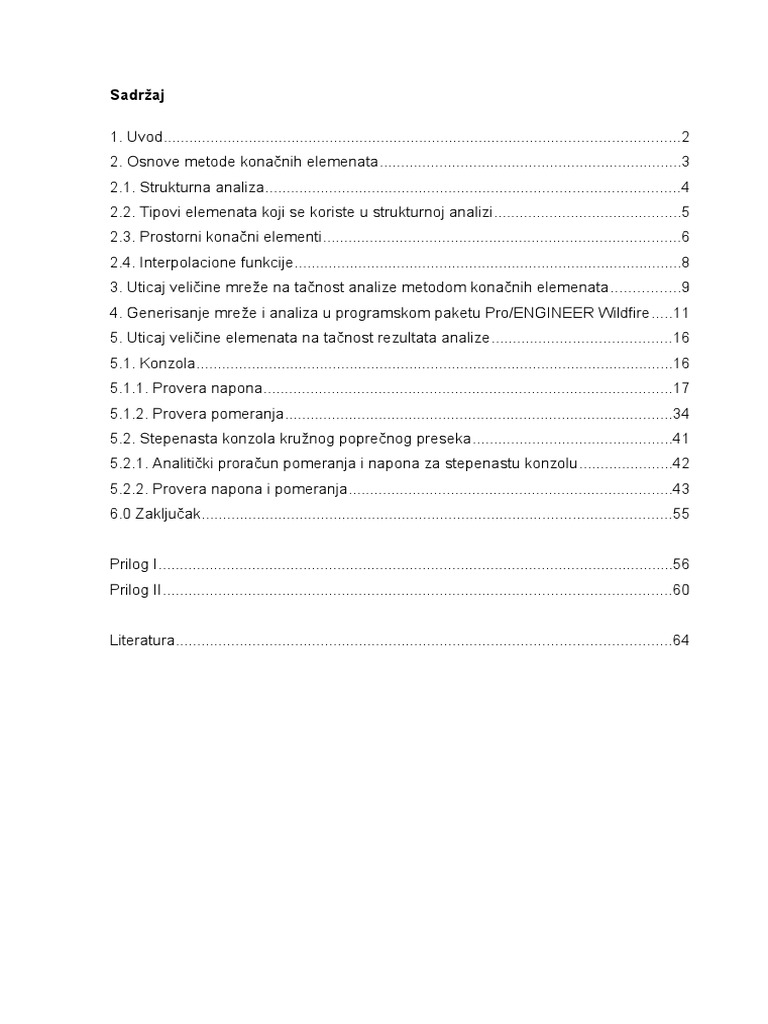 Projektni Zadatak | PDF