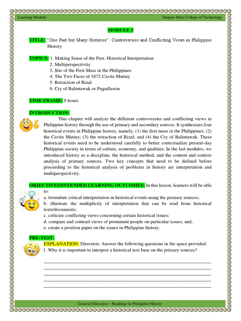 Learning Module Surigao State College of Technology | PDF