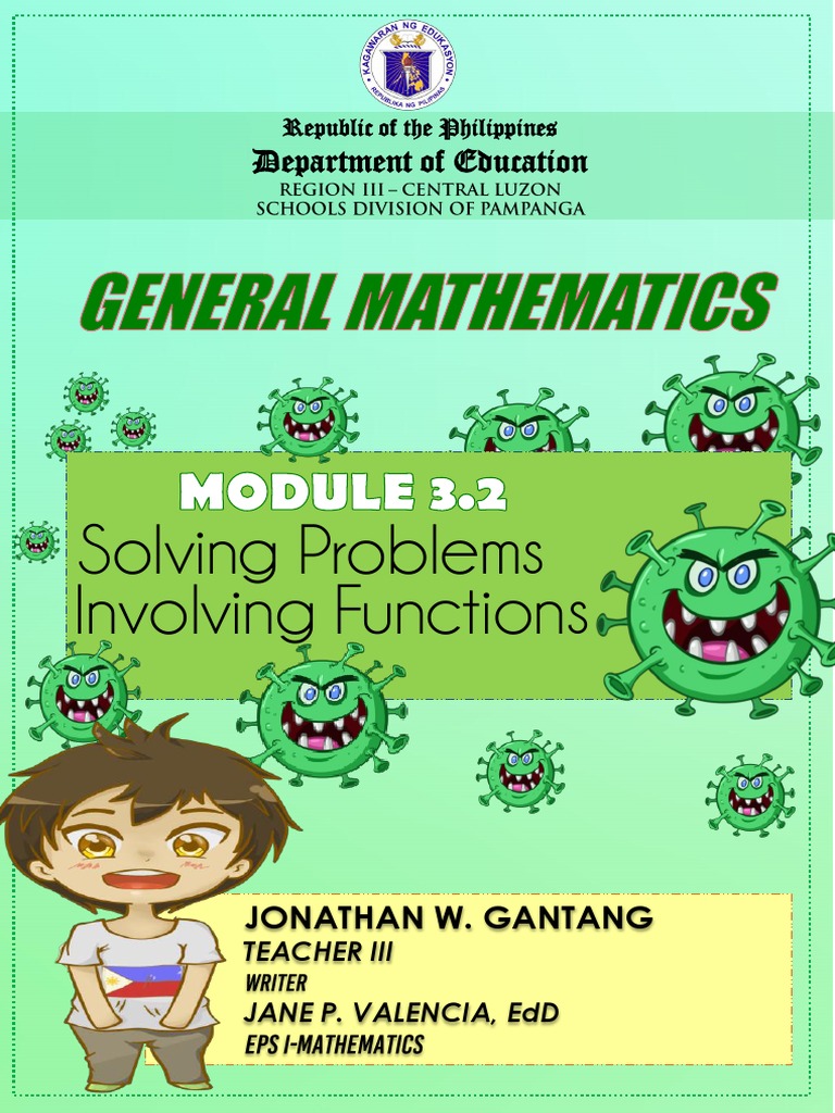 Grade 11 1st Quarter Module 3.2 Solving Problems Involving Functions - PDF - 4pages | Download ...